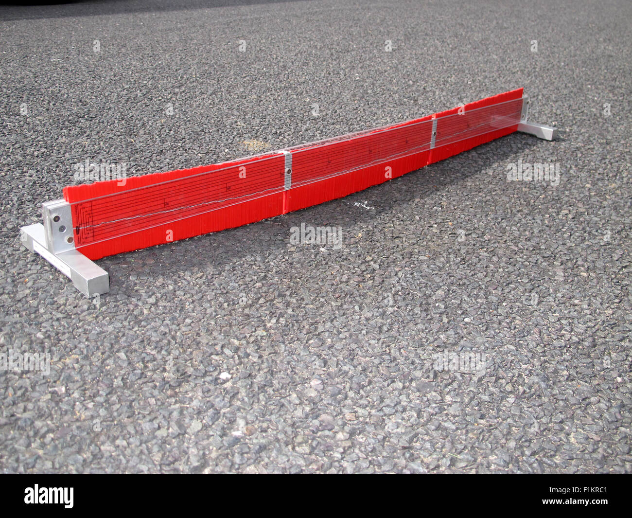 Road profiling gauge, contours, road surface sunken, subsidence measure ...