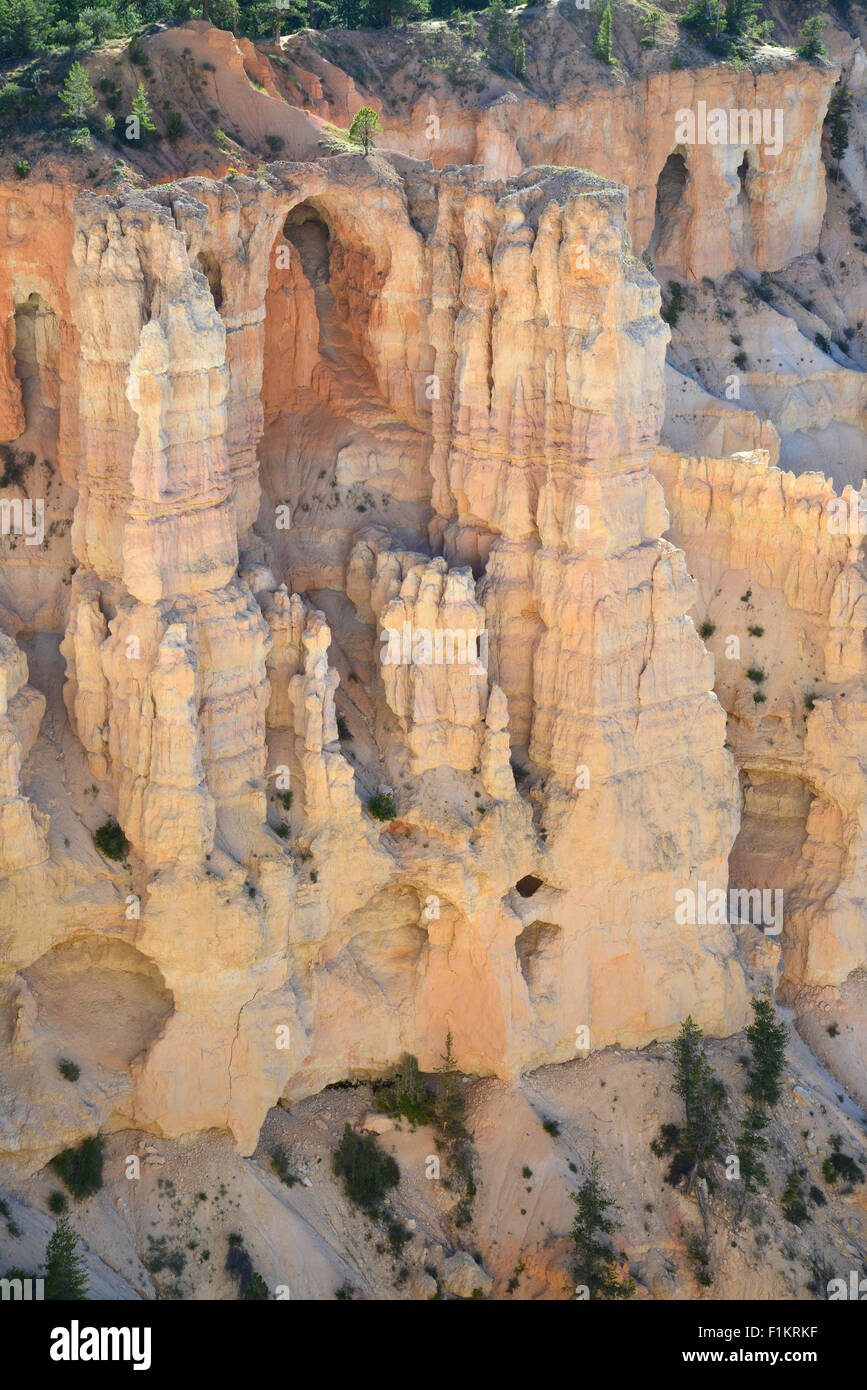 View of the Windows section from Bryce Point in Bryce Canyon National ...