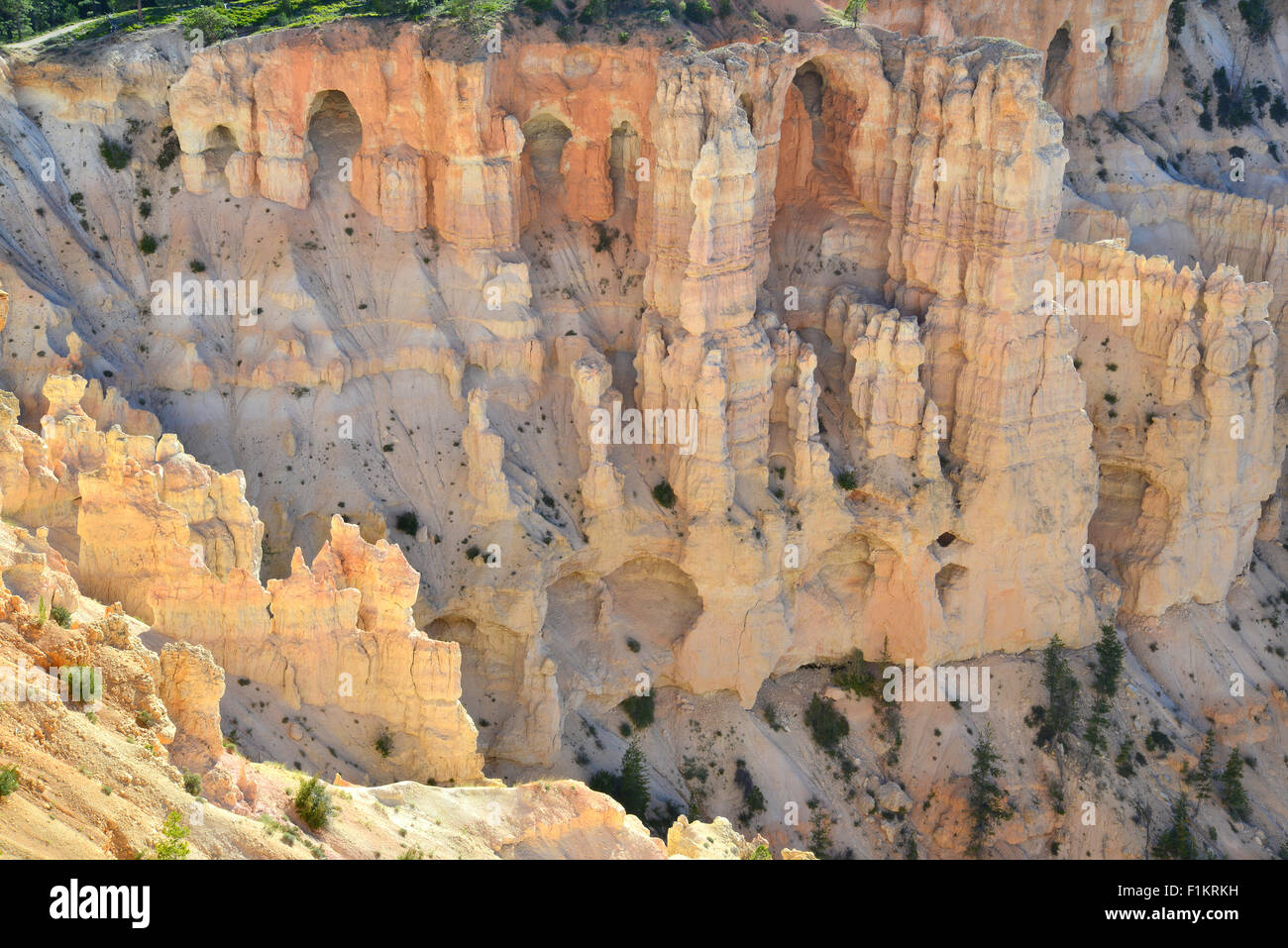 View of the Windows section from Bryce Point in Bryce Canyon National ...