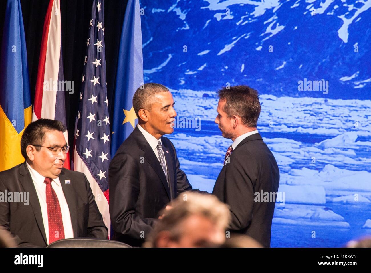 Aug. 31, 2015 - Anchorage, Alaska, United States - President Obama ...