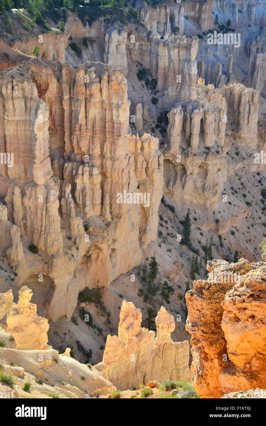 View of the Windows section from Bryce Point in Bryce Canyon National ...
