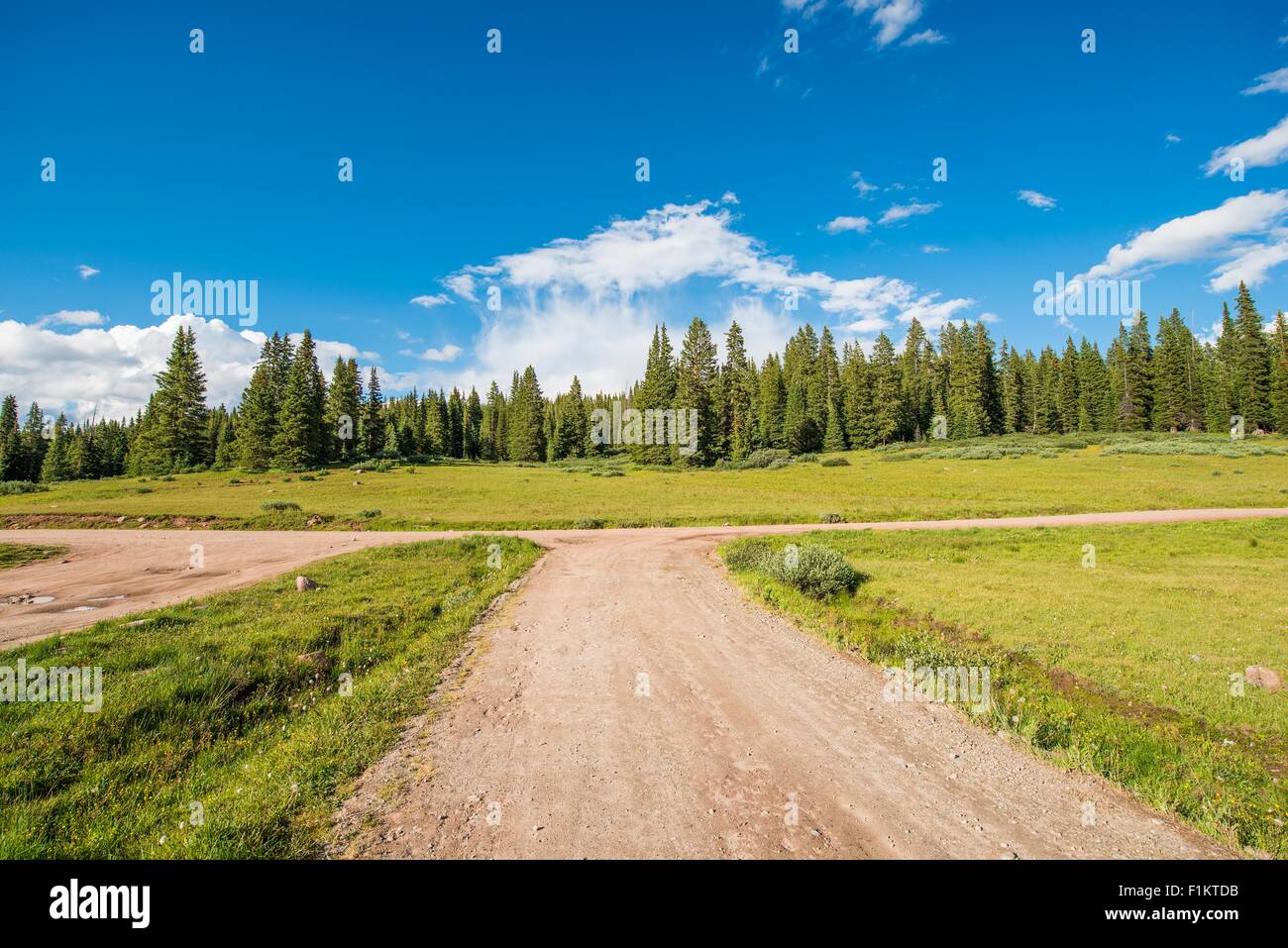 Colorado Backcountry Gravel Roads. Summer Colorado Outback Destination ...
