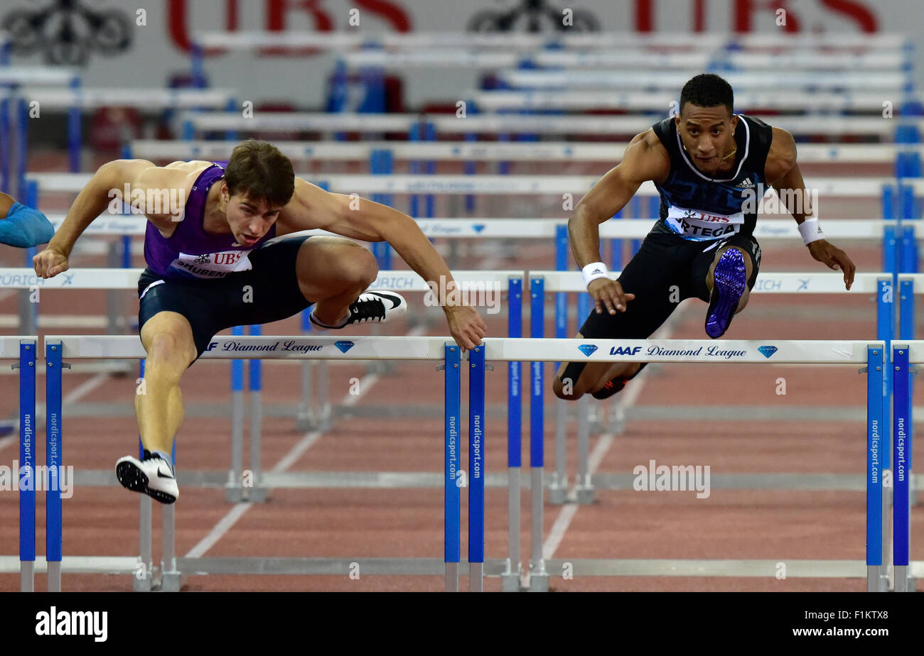 Zurich, Switzerland. 03rd Sep, 2015. World champion Sergey Shubenkov ...