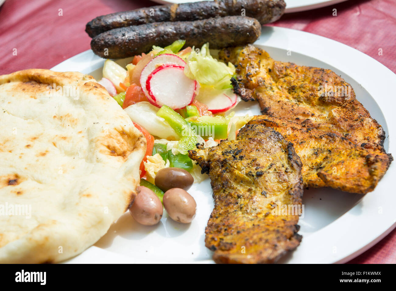 picnic food plate Stock Photo - Alamy