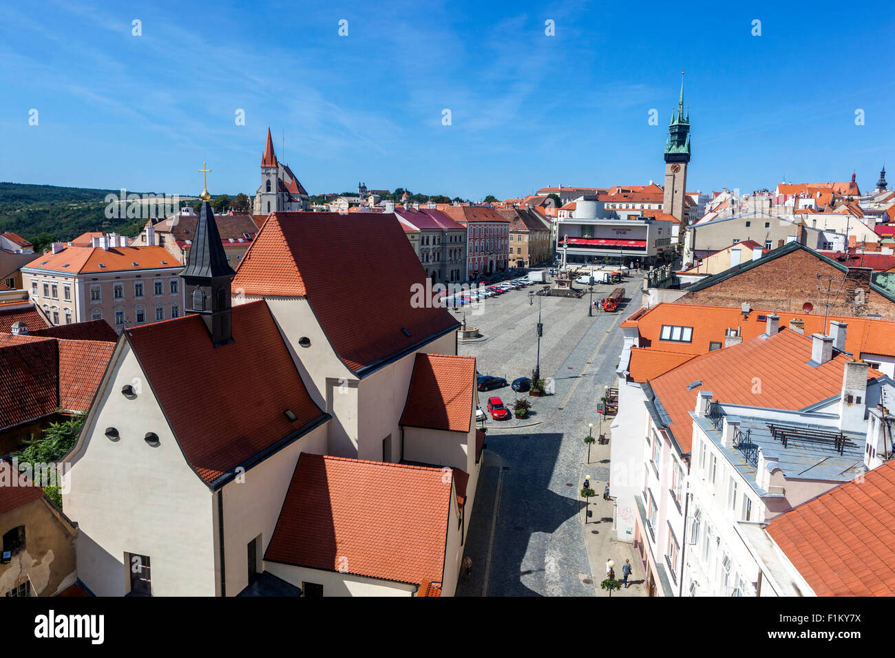 Znojmo Czech Republic South Moravia Old Town Square view Stock Photo ...