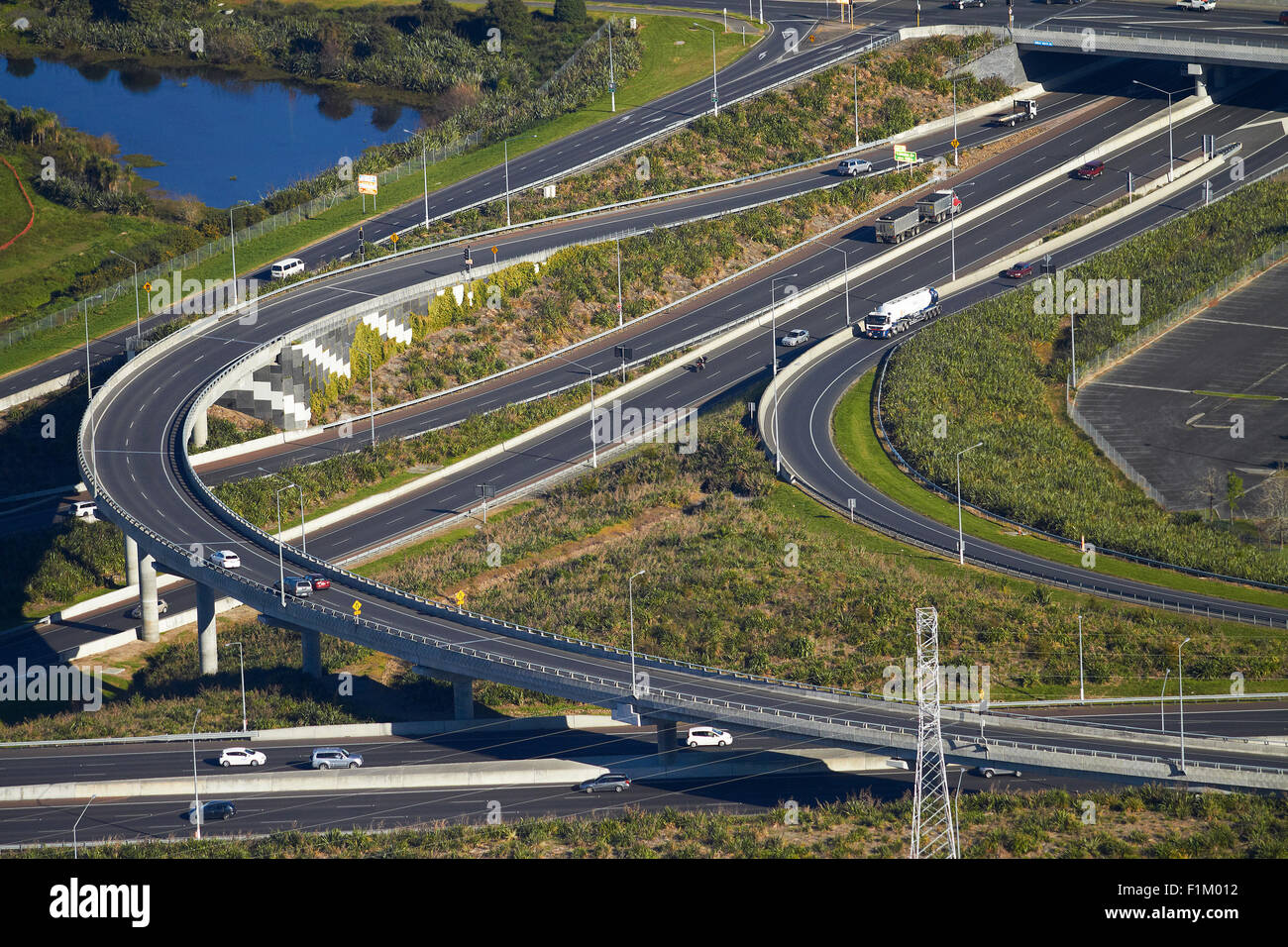 Auckland hamilton motorway hi-res stock photography and images - Alamy