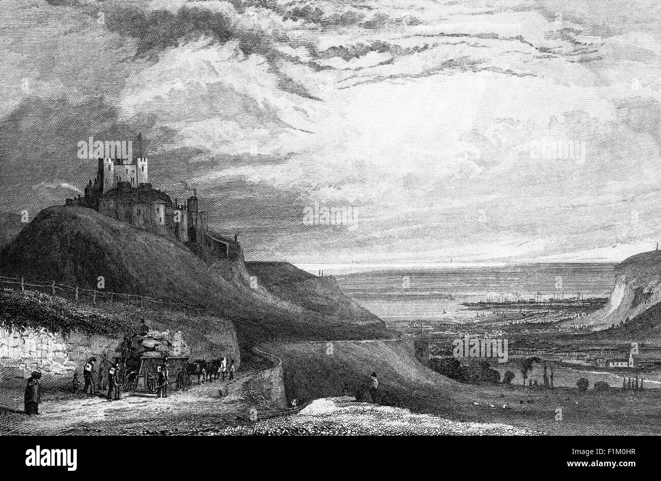 Dover Castle, a medieval castle in Dover, Kent, England was founded in ...