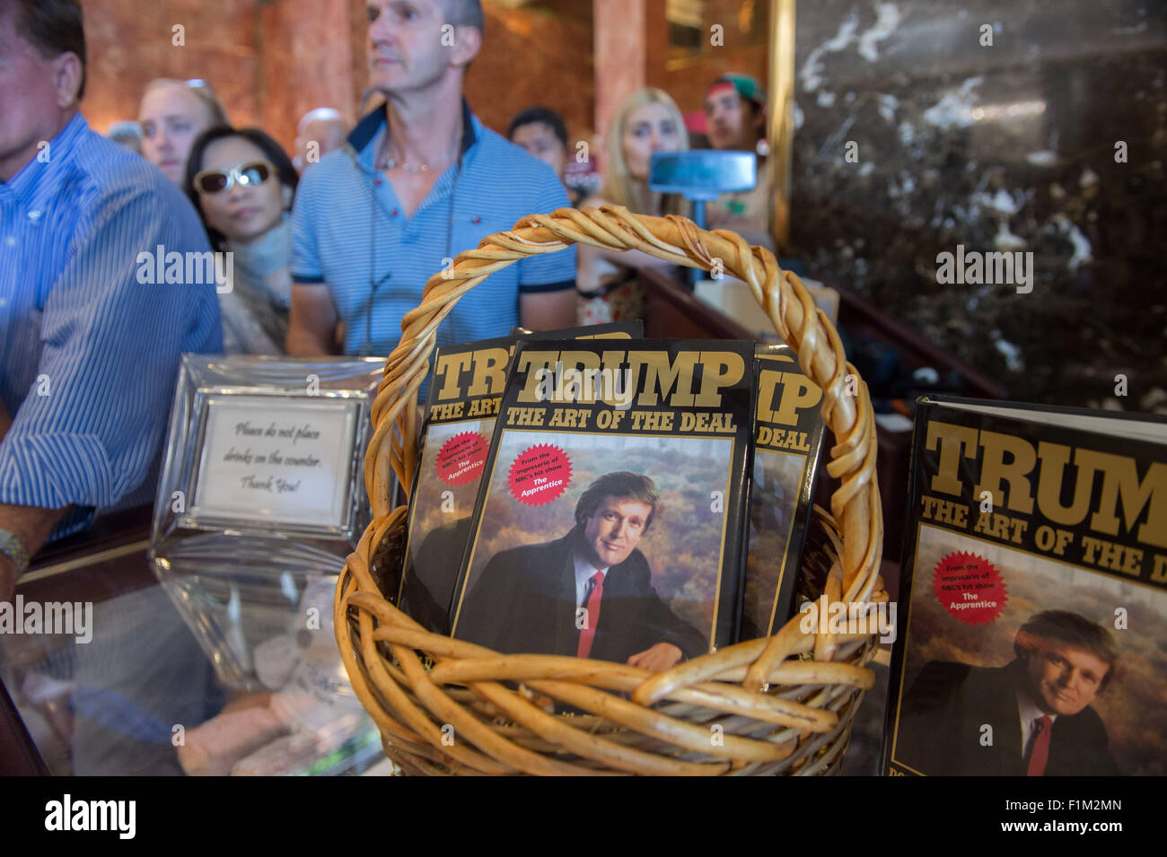 New York, New York, USA. 3rd Sep, 2015. Items for sale at the Trump ...