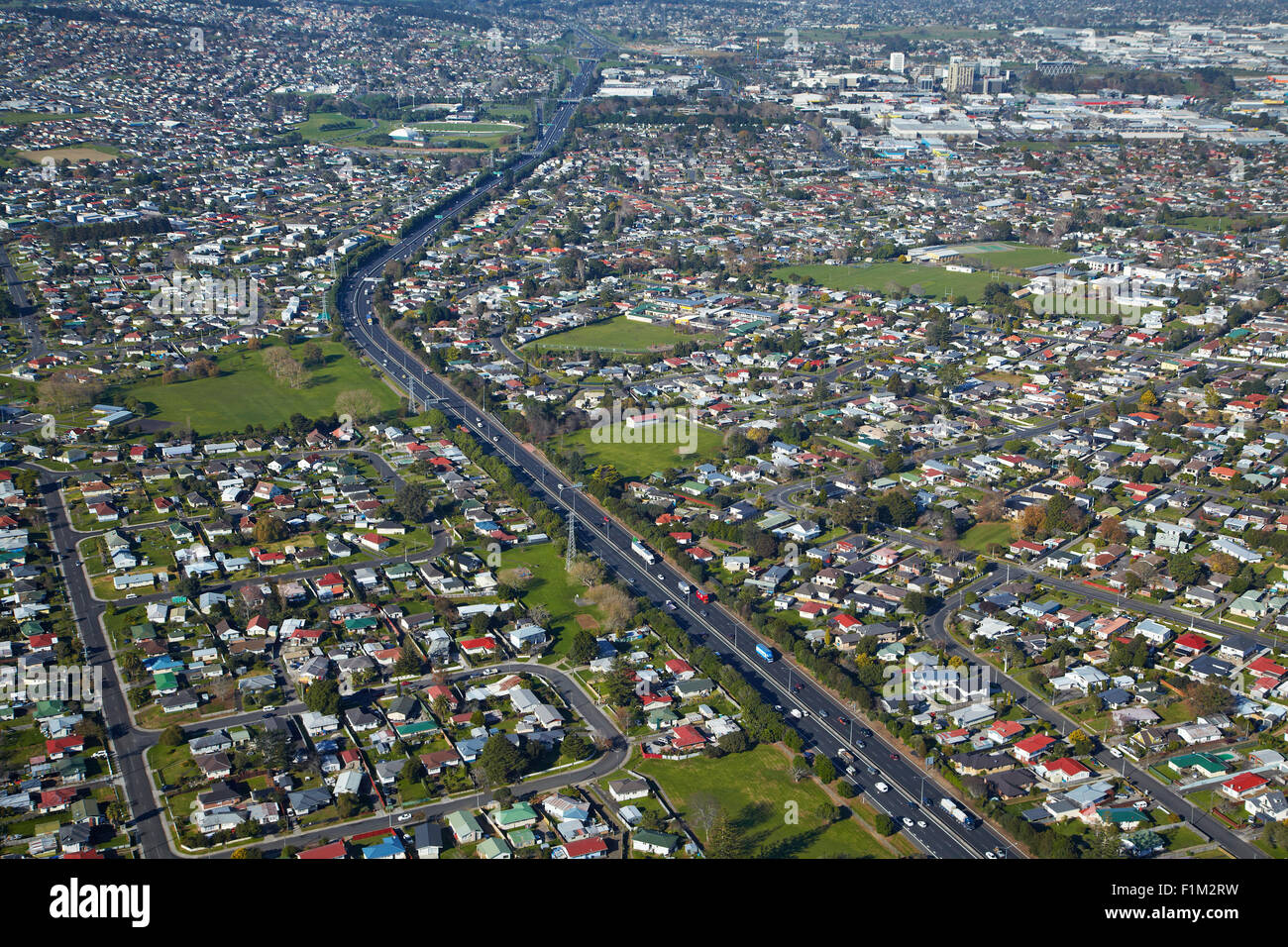 Auckland hamilton motorway hi-res stock photography and images - Alamy