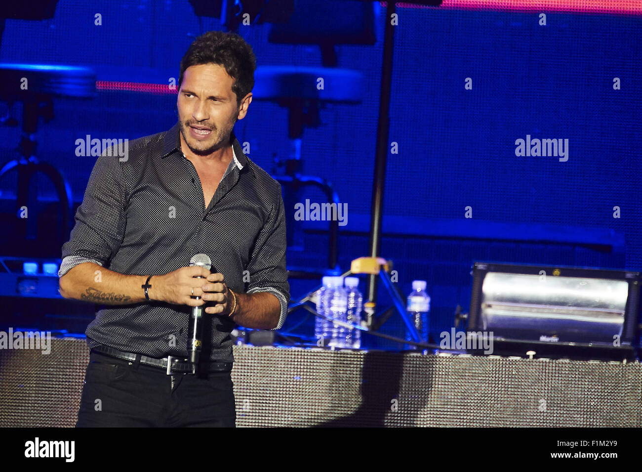 Madrid, Spain. 3rd Sep, 2015. David De Maria performs on stage during ...