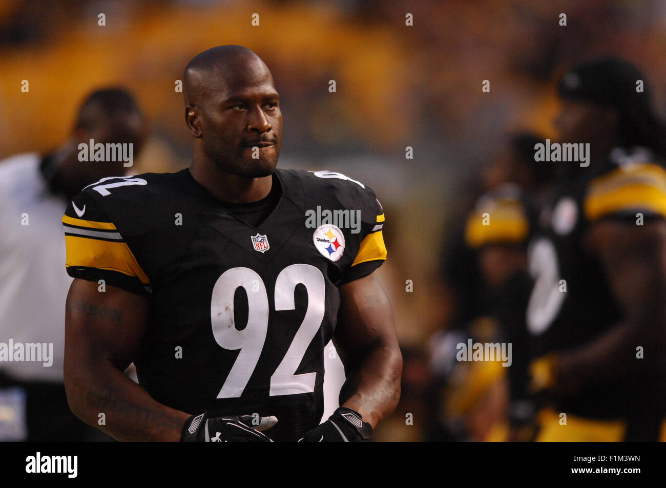 Pittsburgh, Pennsylvania, USA. 03rd Sep, 2015. James Harrison #92 ...