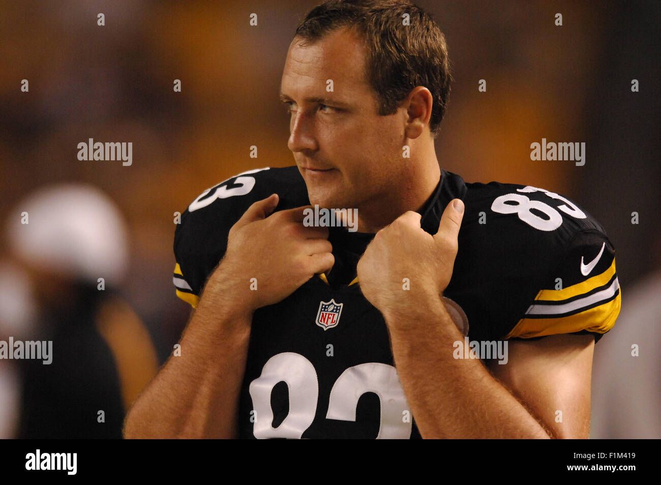 Pittsburgh, Pennsylvania, USA. 03rd Sep, 2015. Heath Miller #83 during ...