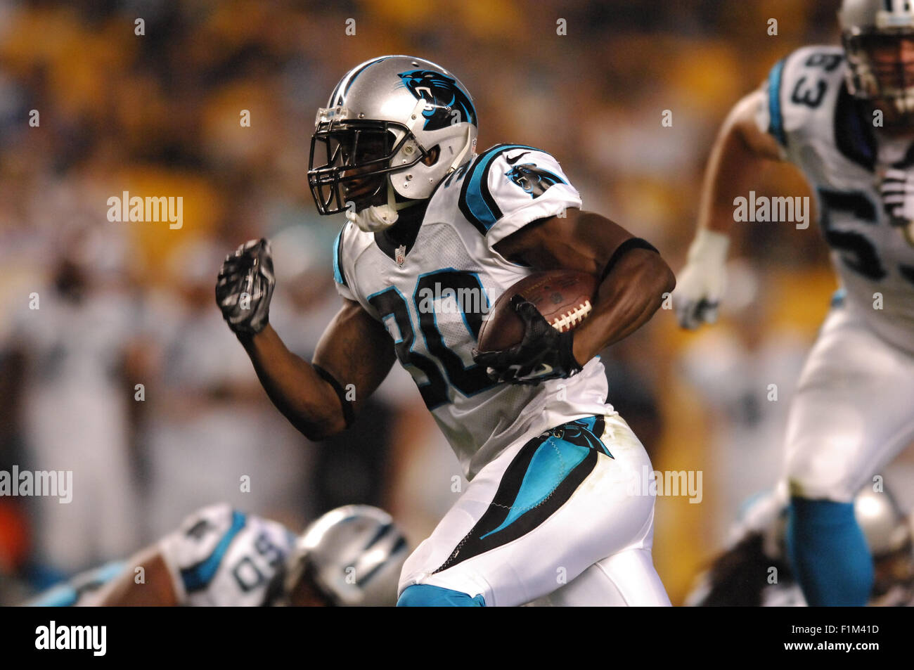 Pittsburgh, Pennsylvania, USA. 03rd Sep, 2015. Jordan Todman #30 during ...
