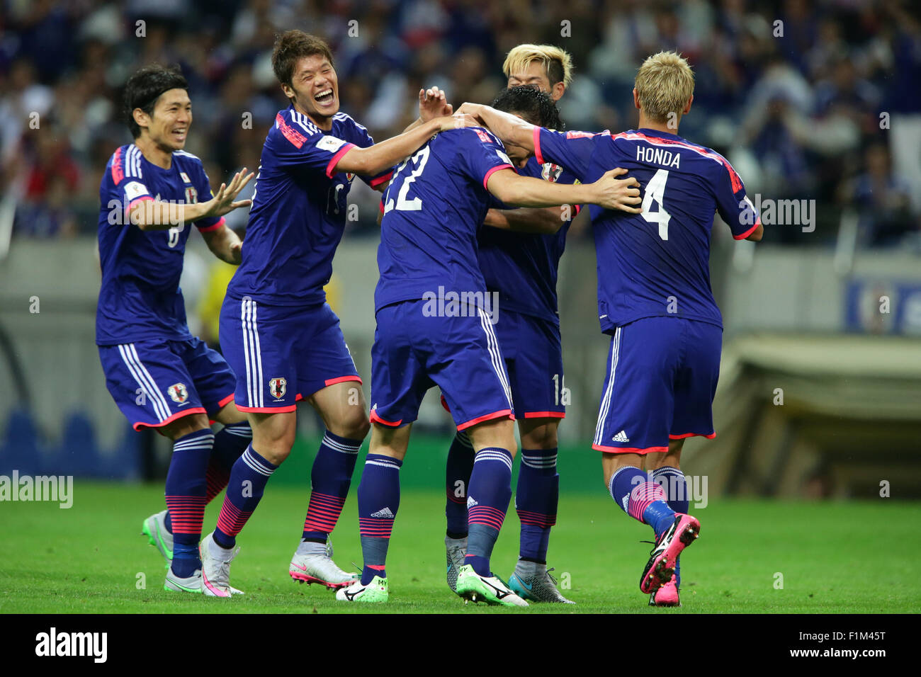 Saitama, Japan. 3rd Sep, 2015. Japan team group (JPN) Football/Soccer ...