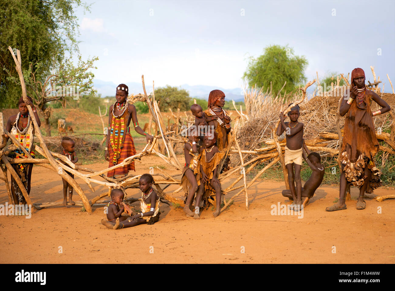 Africa ethiopia indigenous tribe vanishing culture hi-res stock ...