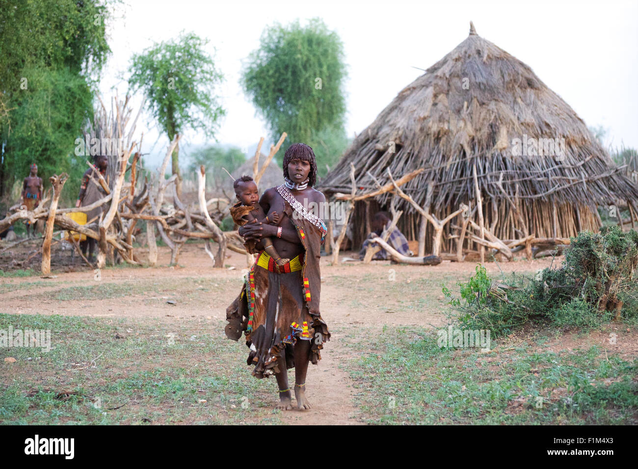 Africa ethiopia indigenous tribe vanishing culture hi-res stock ...