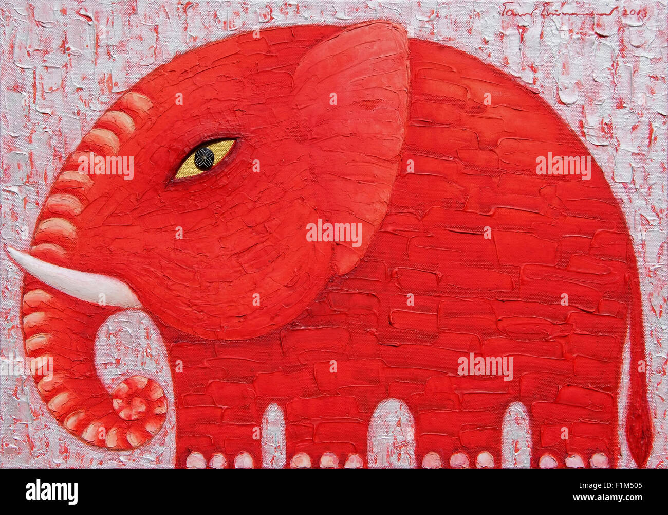 Red elephant hi-res stock photography and images - Alamy