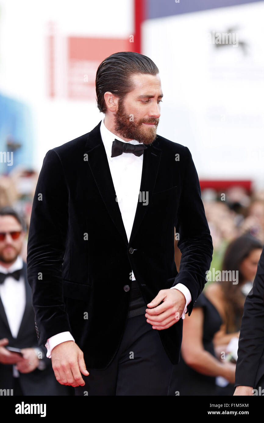 Venice, Ca, Italy. 2nd Sep, 2015. Jake Gyllenhaal.Opening Night and ...