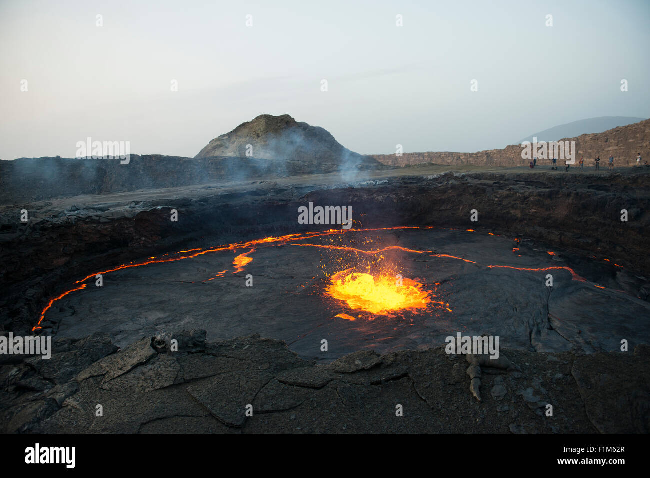 Erta Ale is an active volcano in the Danakil Depression in north ...