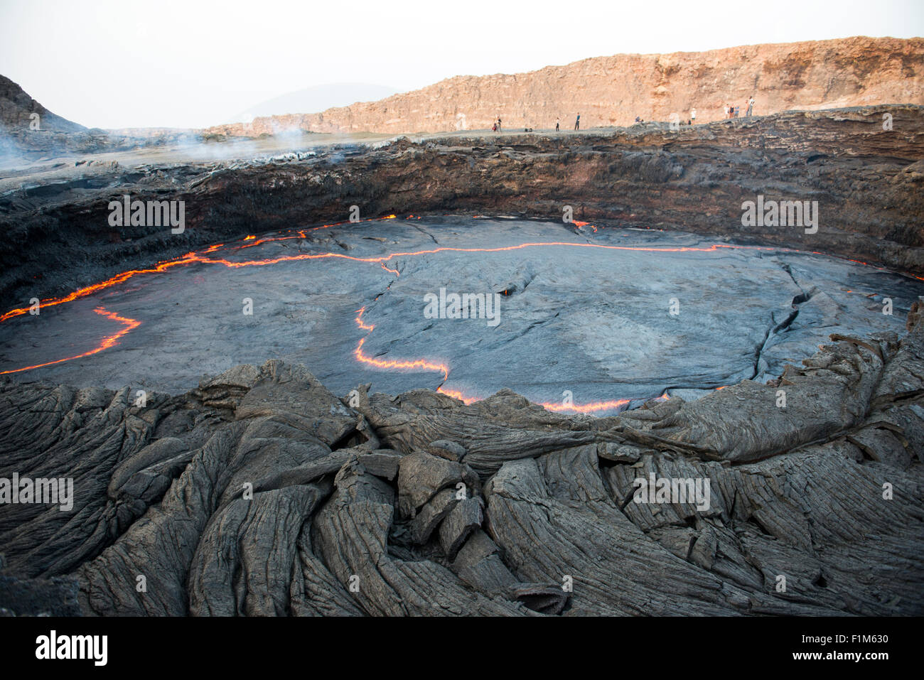 Erta Ale is an active volcano in the Danakil Depression in north ...