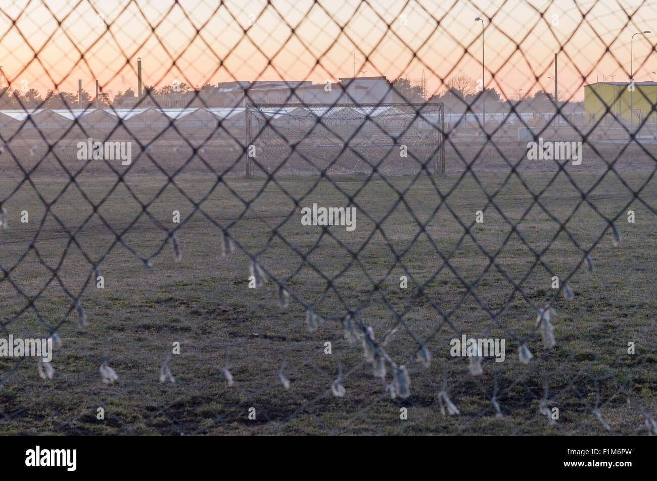 Abandoned soccer field hi-res stock photography and images - Alamy