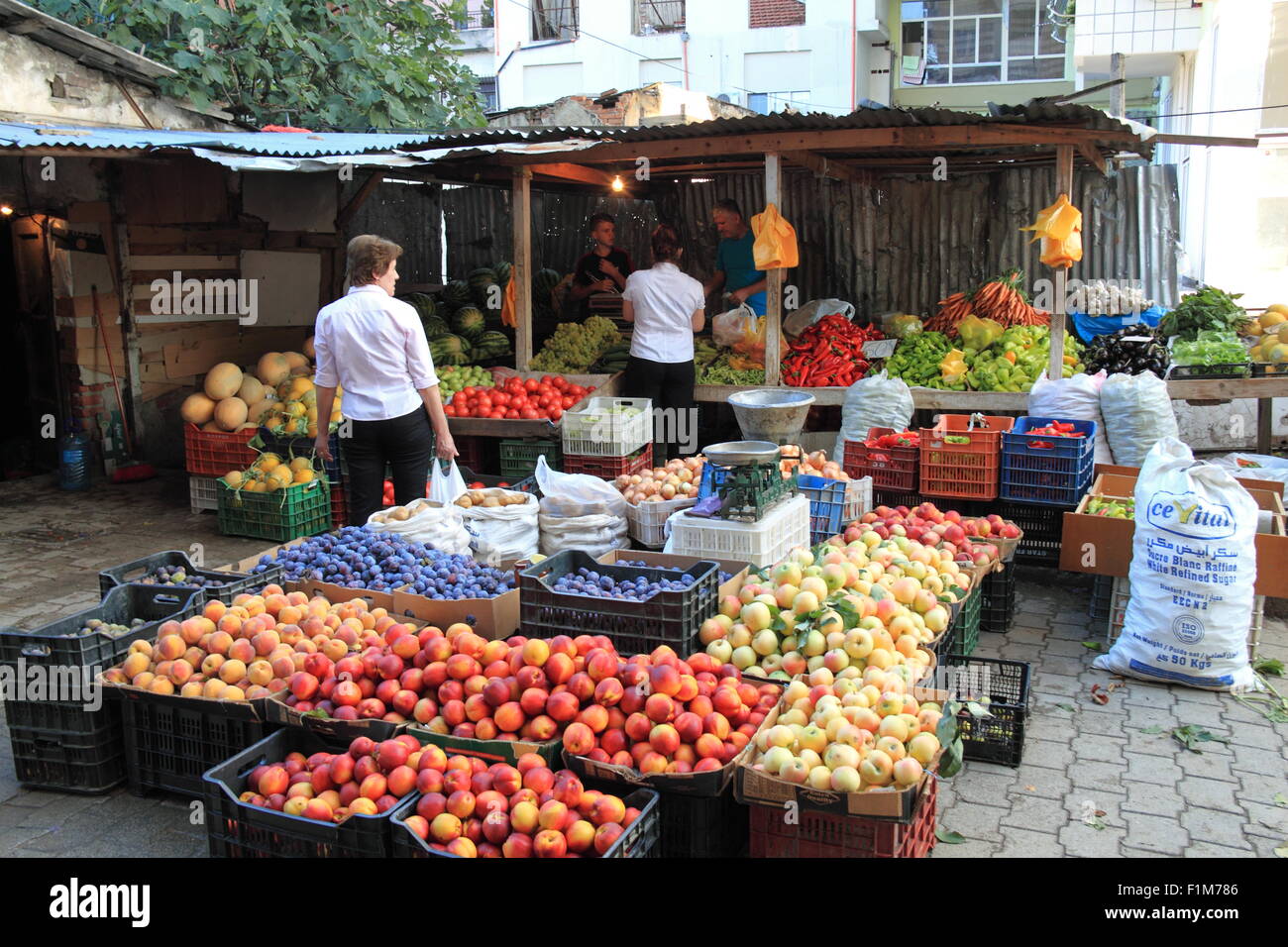 Tirana albania market hi-res stock photography and images - Alamy