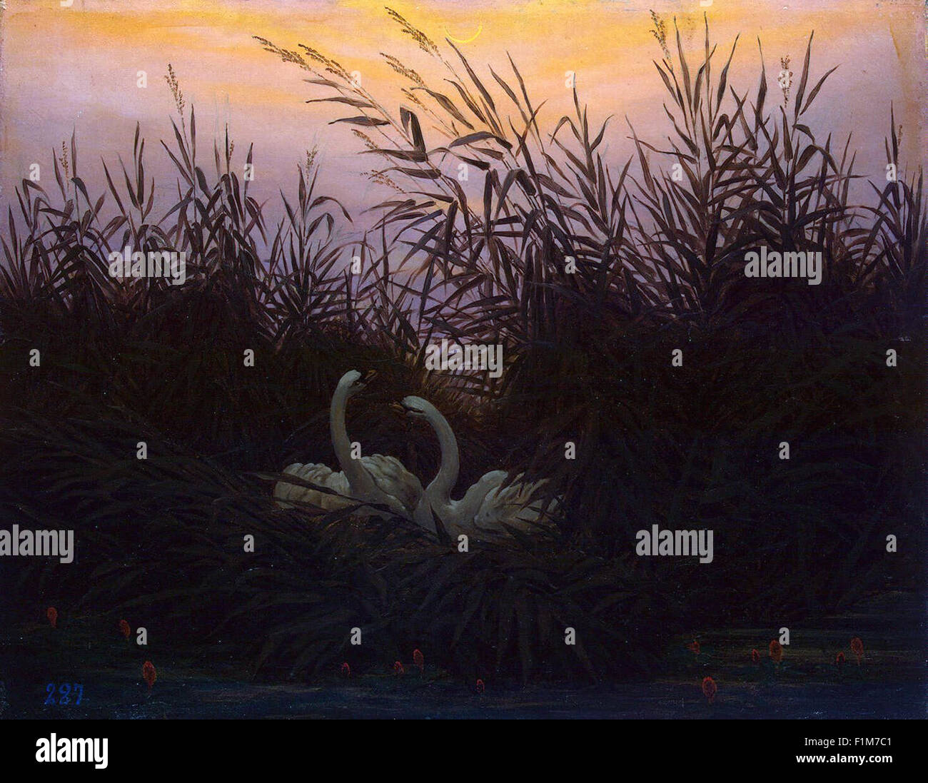 Swans in art hi-res stock photography and images - Alamy