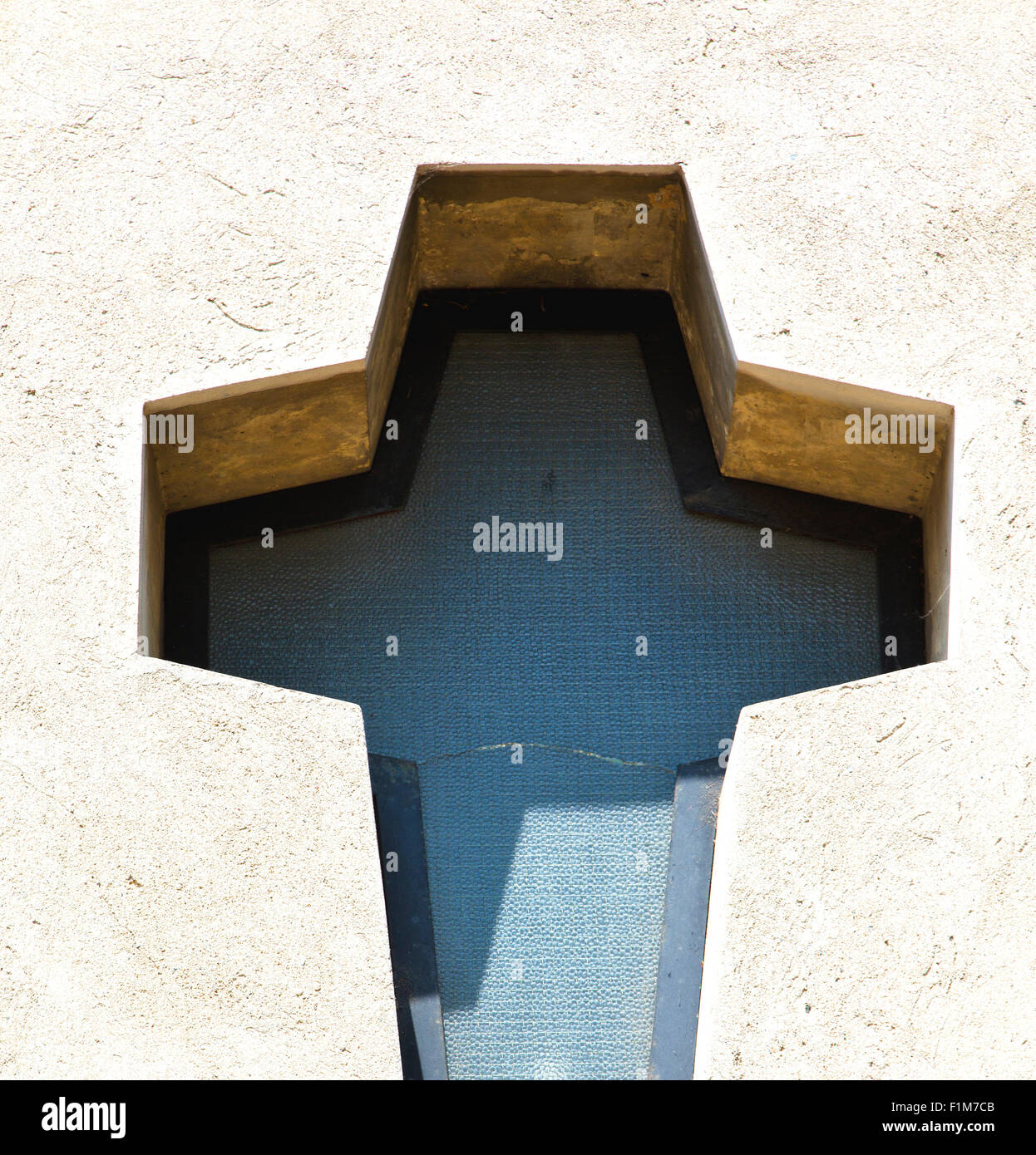 samarate cross church varese italy the old rose window and mosaic wall ...