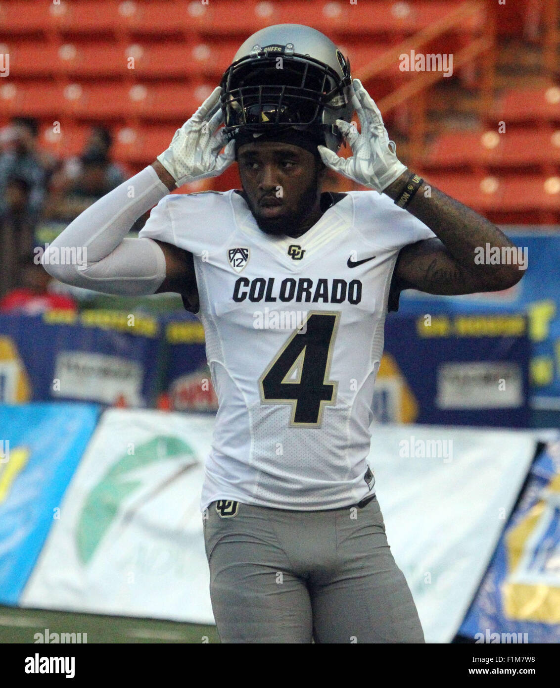 Honolulu, Hawaii, USA. 04th Sep, 2015. Colorado Buffaloes wide receiver ...