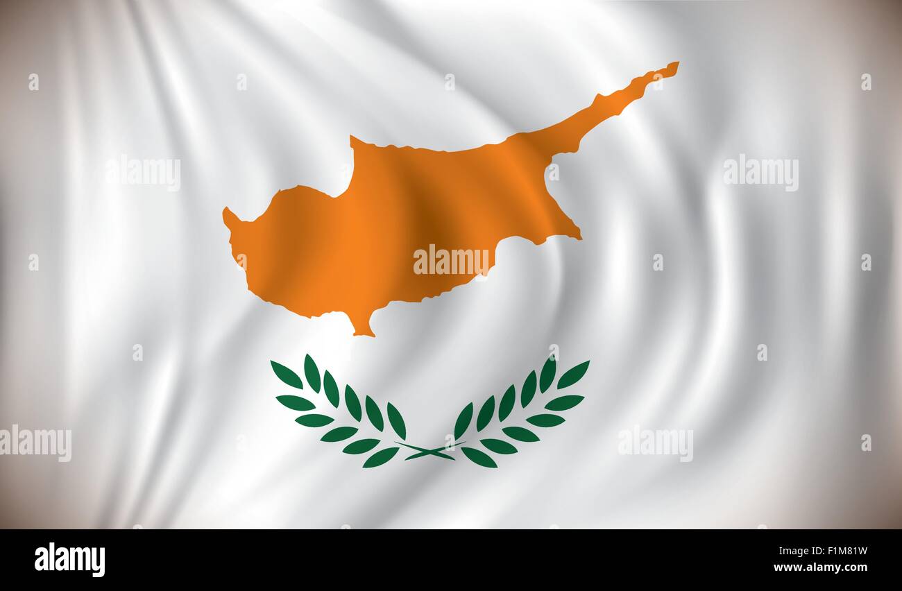 Flag of Cyprus - vector illustration Stock Vector Image & Art - Alamy