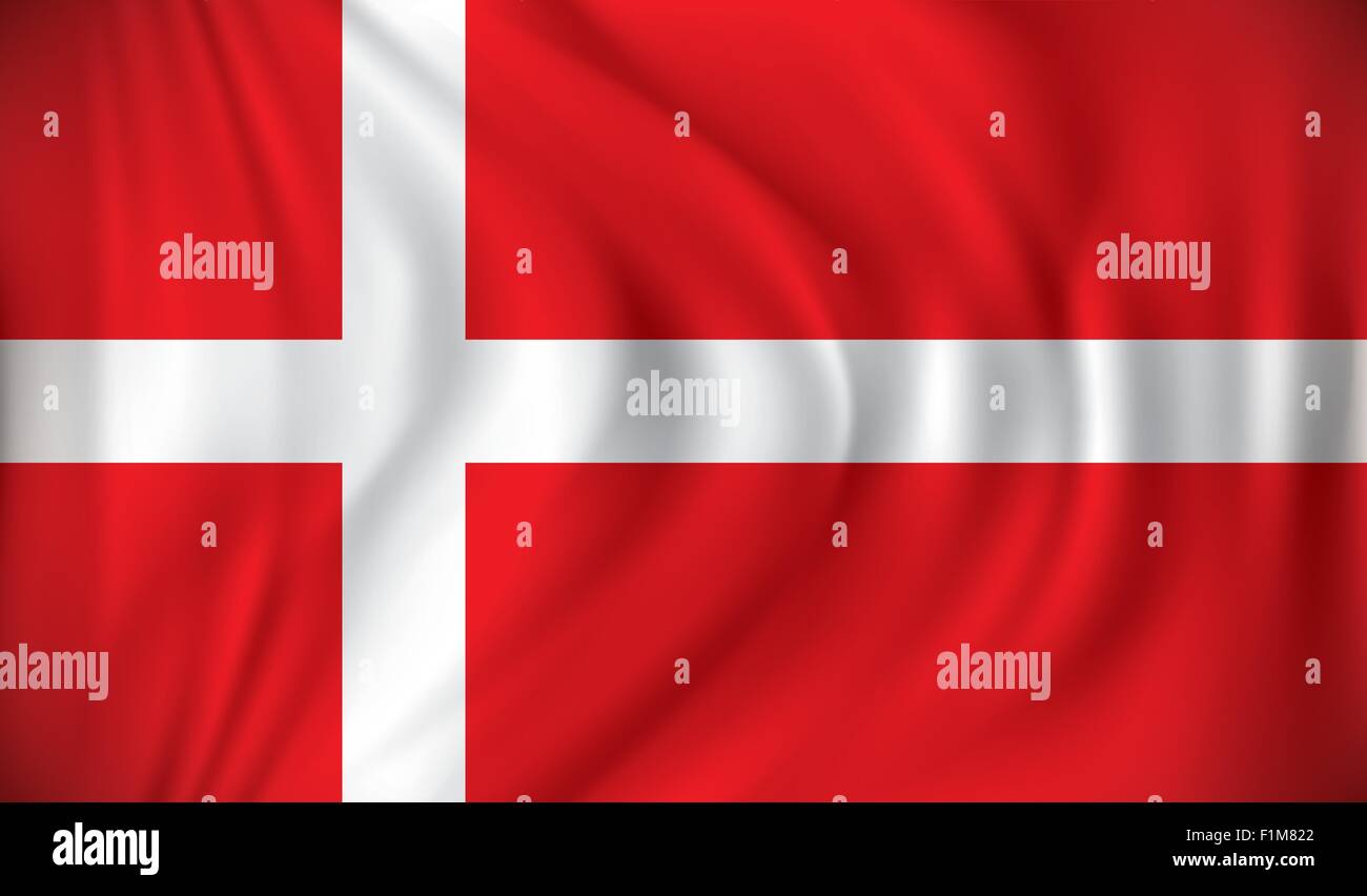 Denmark flag outline Stock Vector Images - Alamy