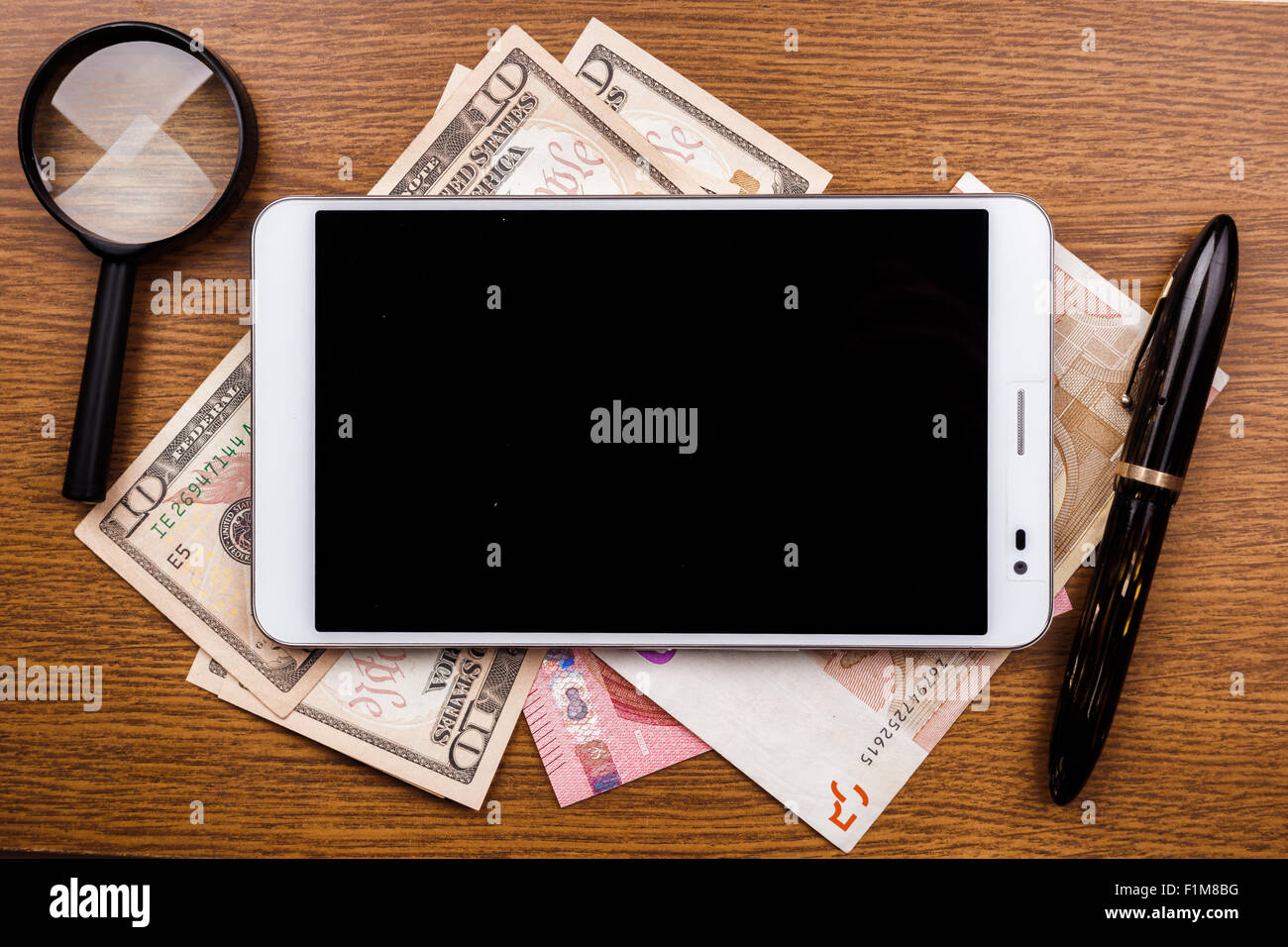 Mobile device concept background Stock Photo - Alamy