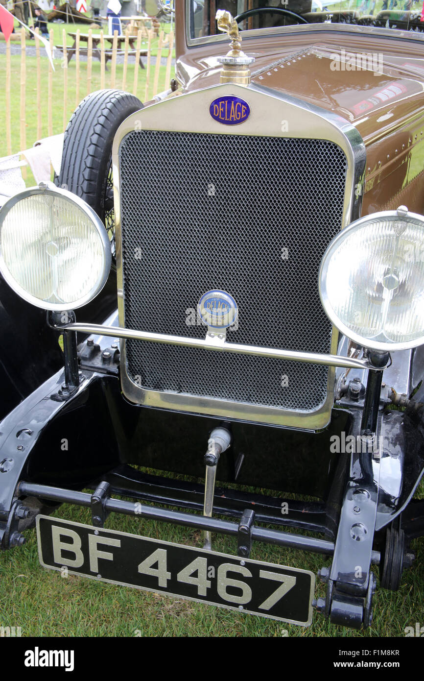 Delage DML 1929 Vintage Car Front Grill Car Fest North 2015 Stock Photo ...