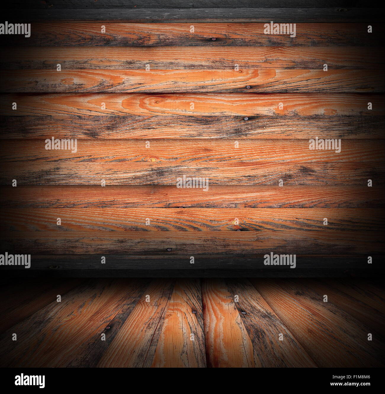 abandoned old wooden interior backdrop of a lodge Stock Photo - Alamy