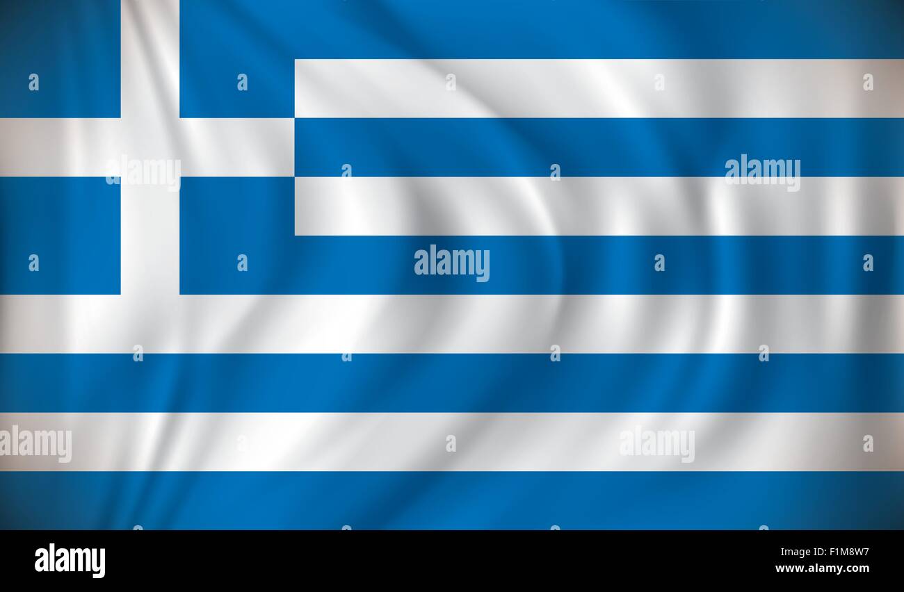 Greece flag outline Stock Vector Images - Alamy
