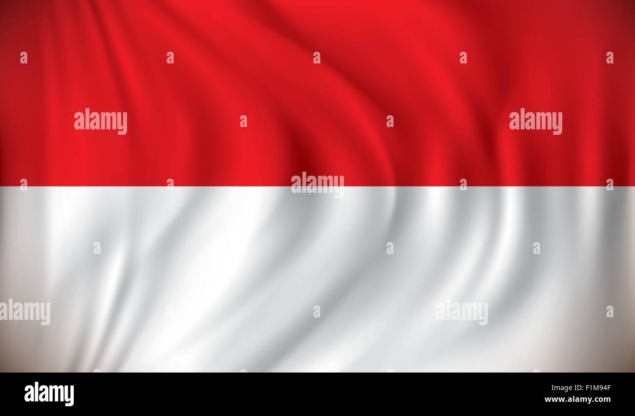 Flag of Monaco - vector illustration Stock Vector Image & Art - Alamy