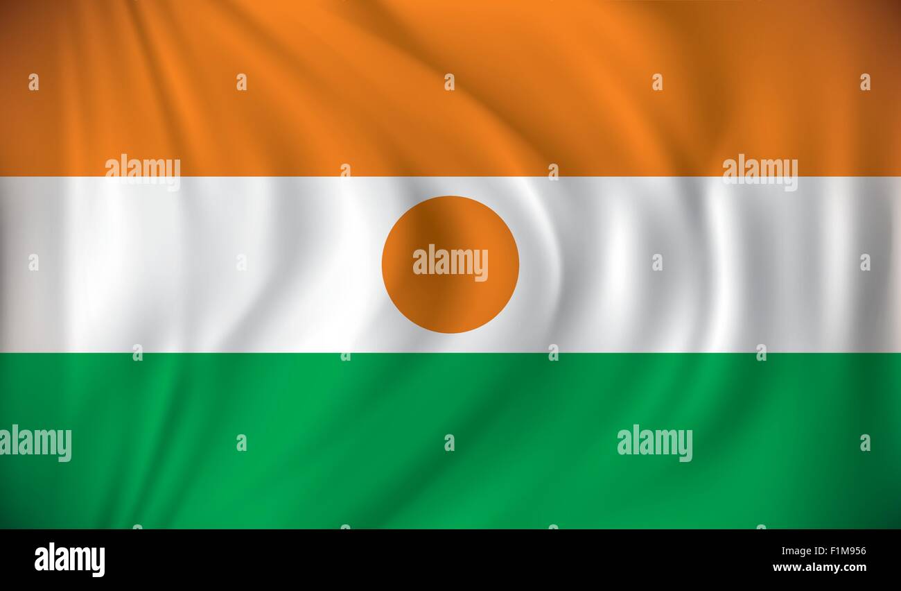 Flag of Niger - vector illustration Stock Vector Image & Art - Alamy