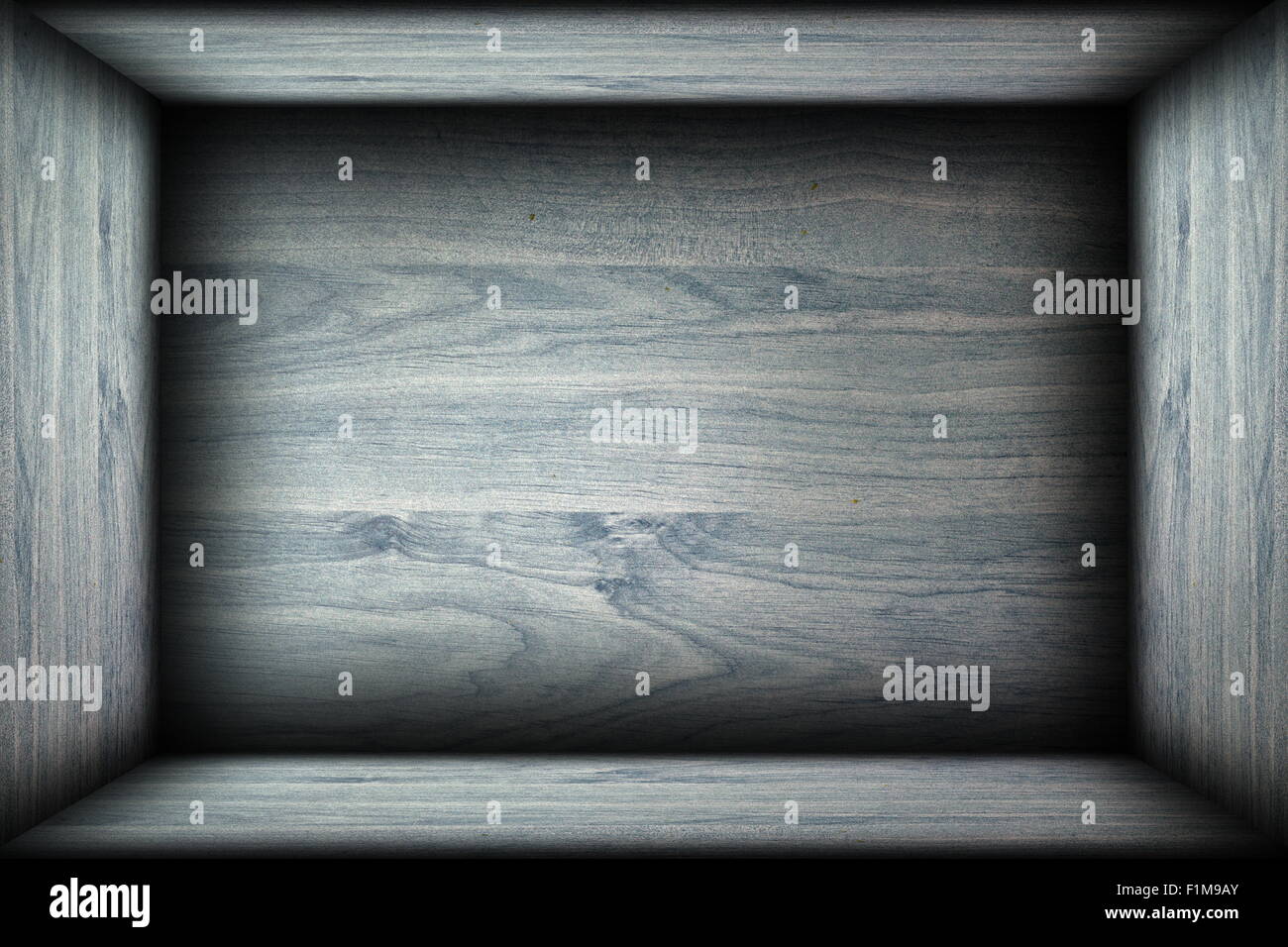 abstract blue wood box interior backdrop for design Stock Photo - Alamy