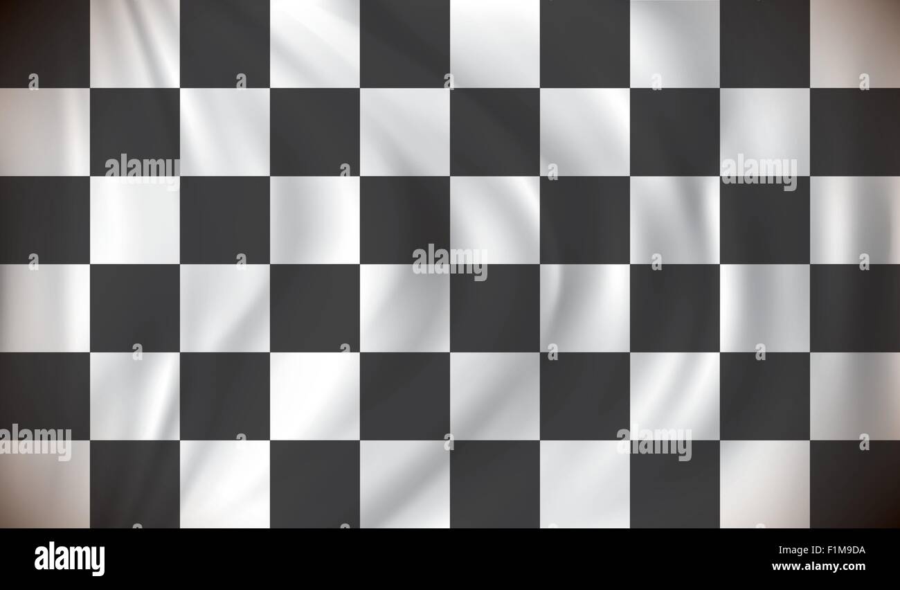 Checkered Race Flag - vector illustration Stock Vector Image & Art - Alamy