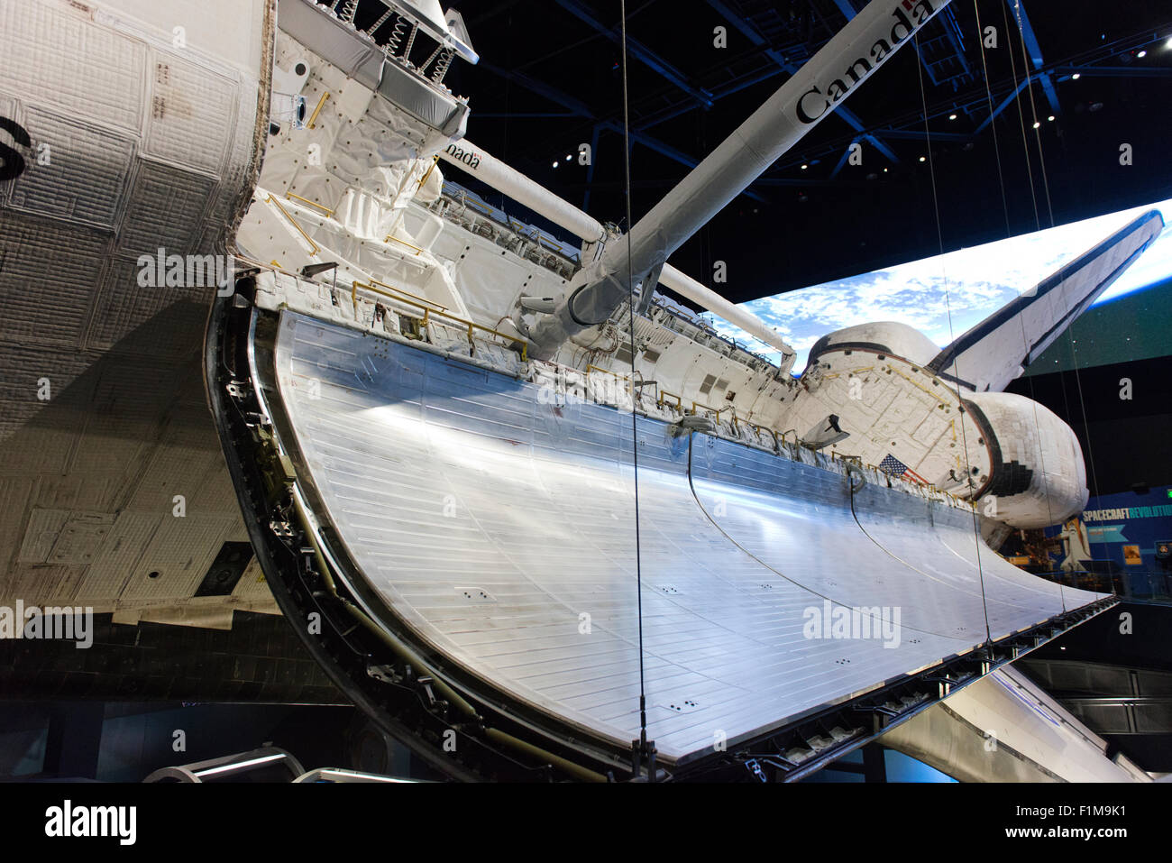 Atlantis Space Shuttle in the Kennedy Space Center, Florida Stock Photo ...