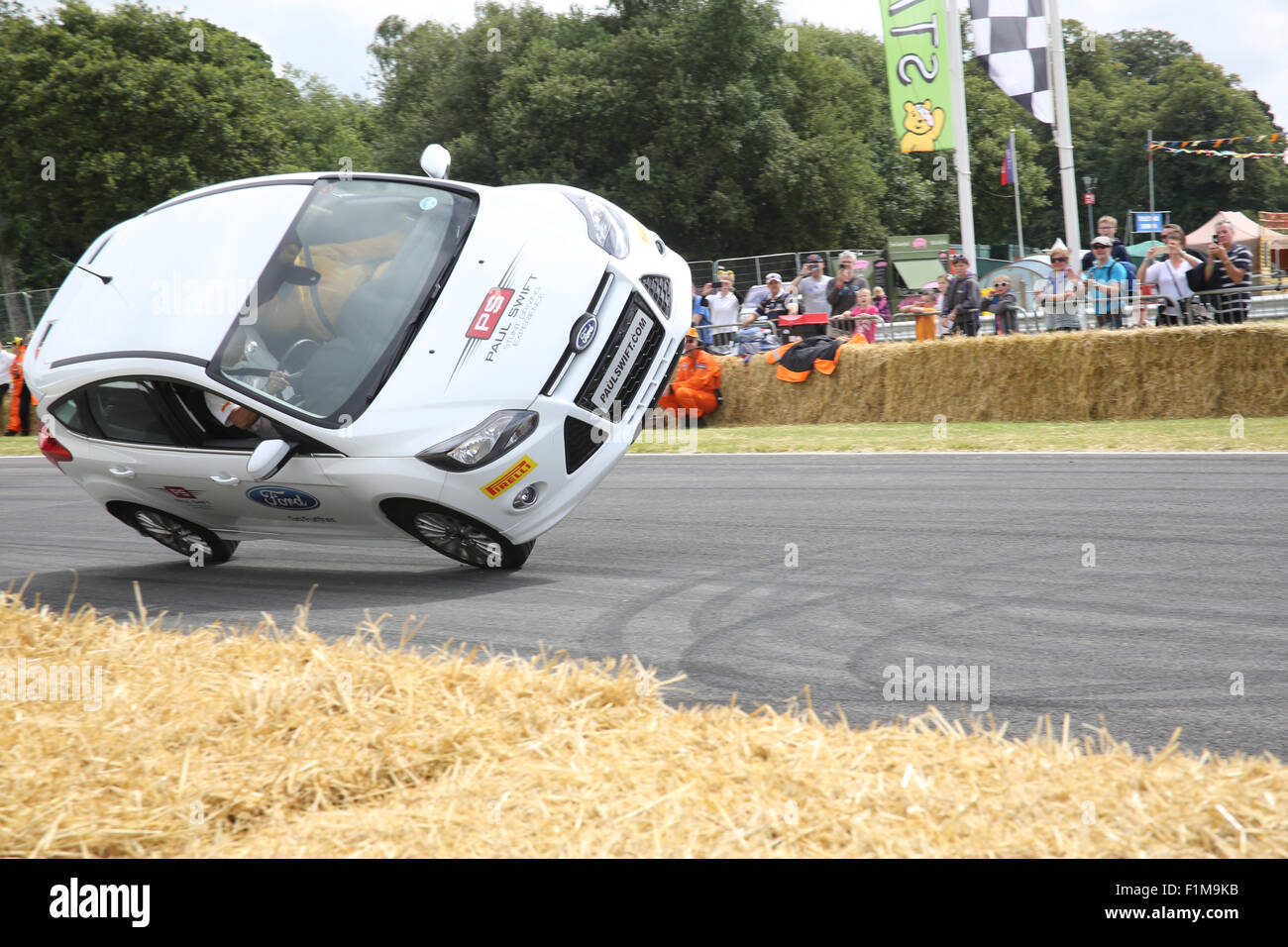 Paul Swift stunt driver Car Fest North 2015 Stock Photo - Alamy