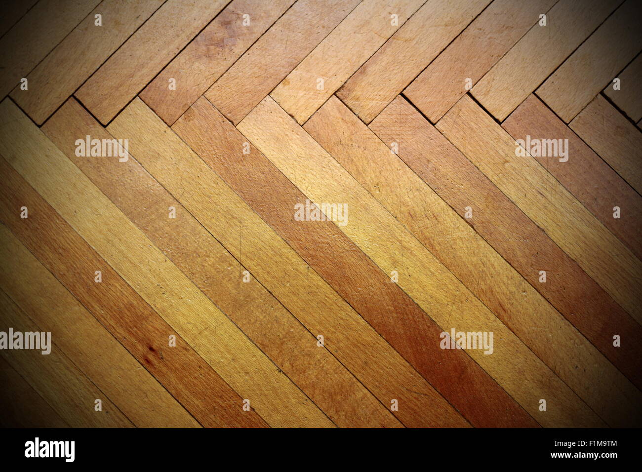 textured old real parquet pattern mounted on the floor Stock Photo - Alamy
