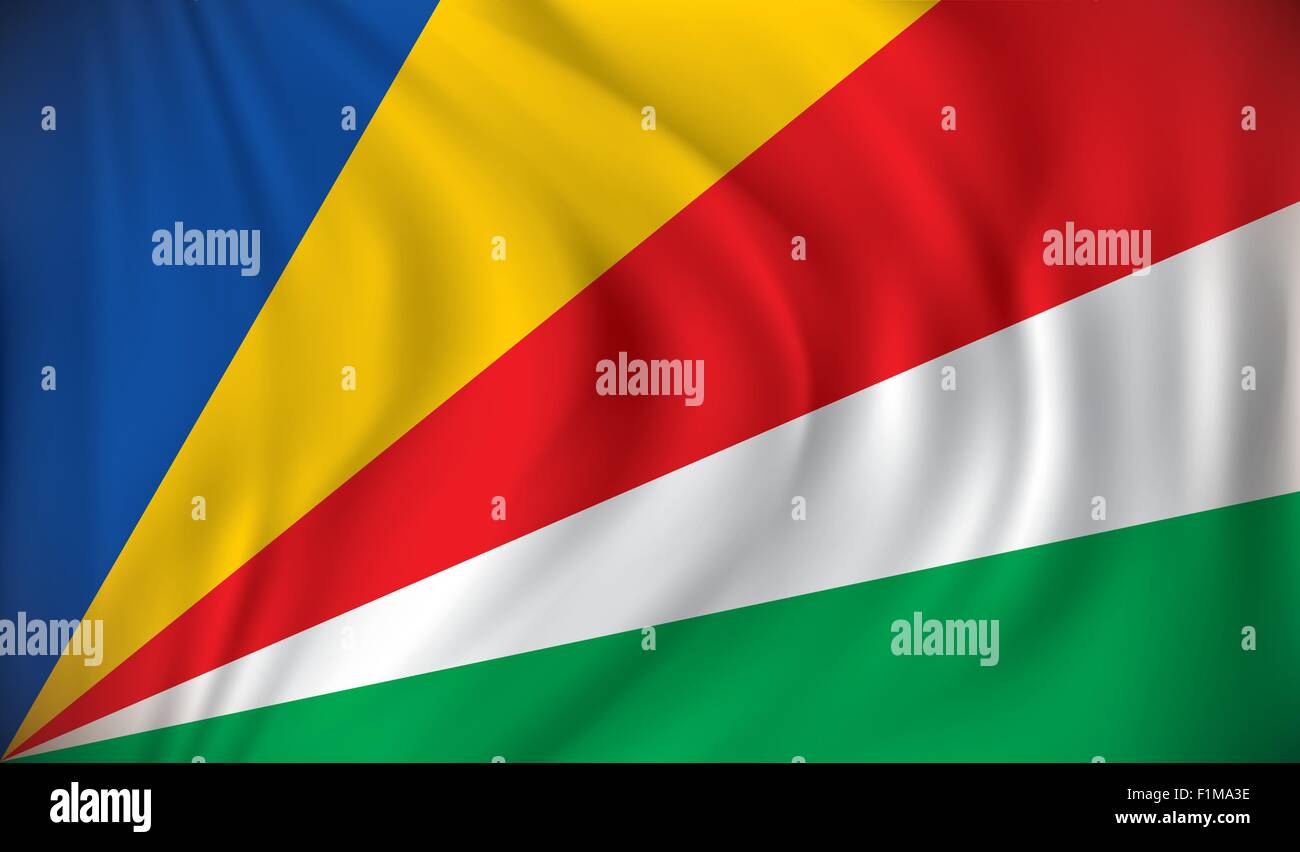 Seychelles emblem illustration Stock Vector Images - Alamy