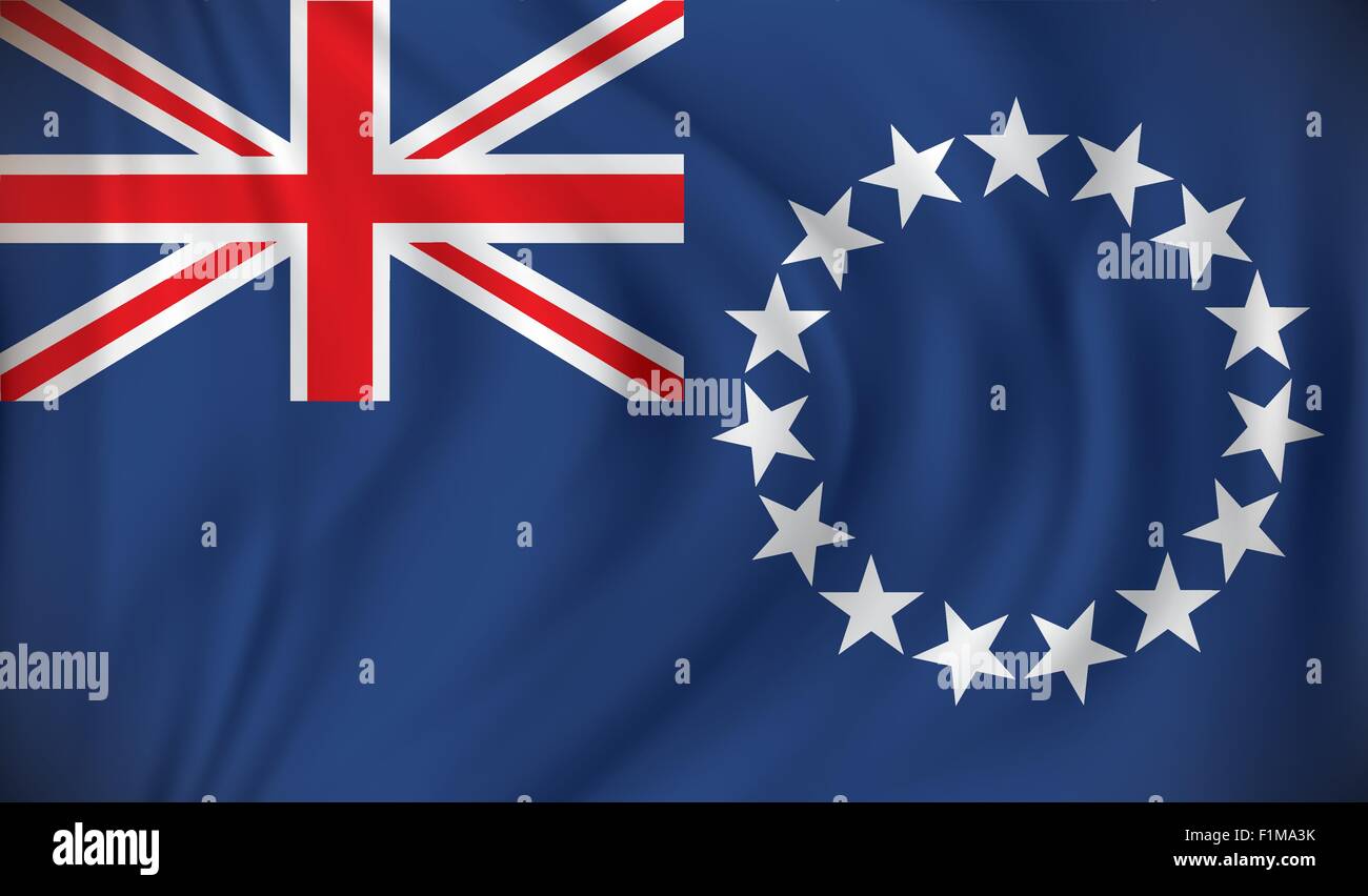 Flag of Cook Islands - vector illustration Stock Vector Image & Art - Alamy