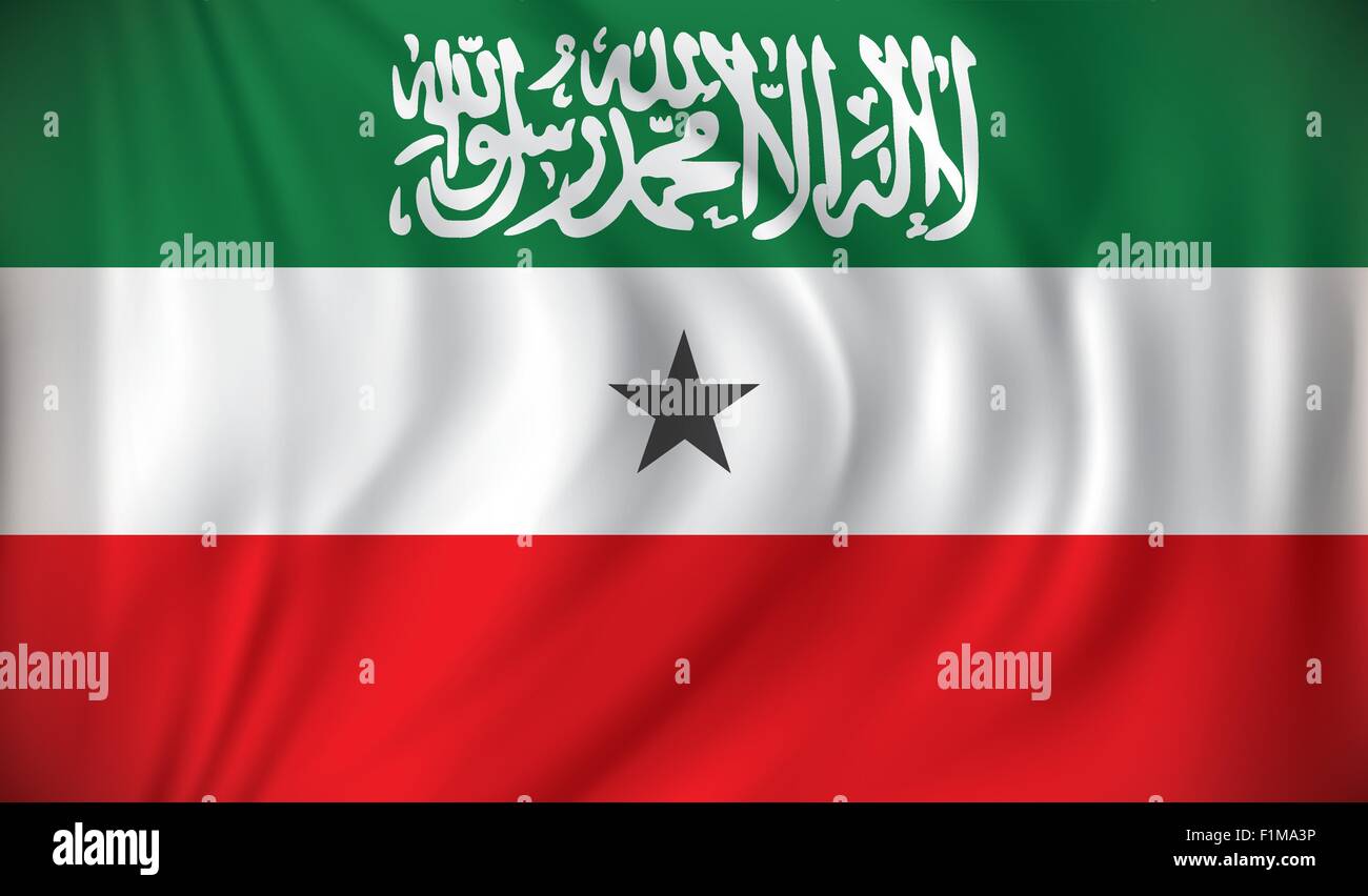 Flag of Somaliland - vector illustration Stock Vector Image & Art - Alamy
