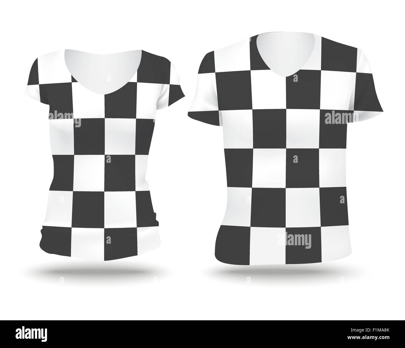 Checkered flag dress Stock Vector Images - Alamy