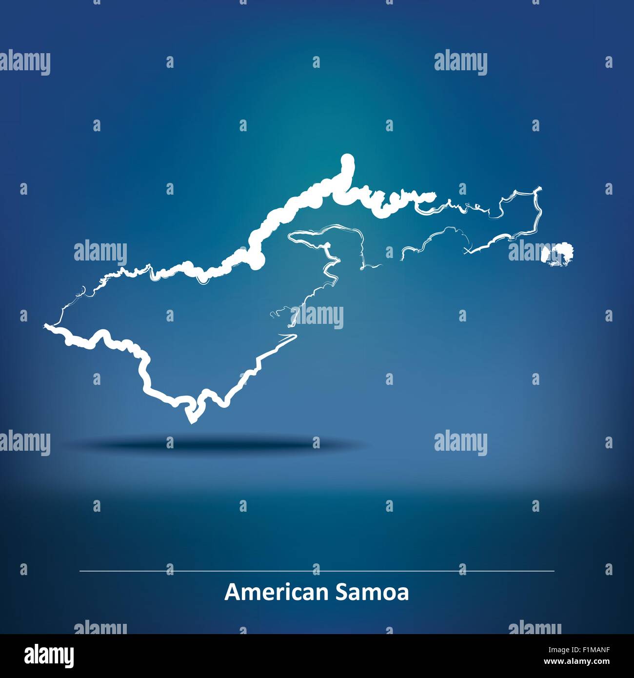 American samoa map hi-res stock photography and images - Alamy