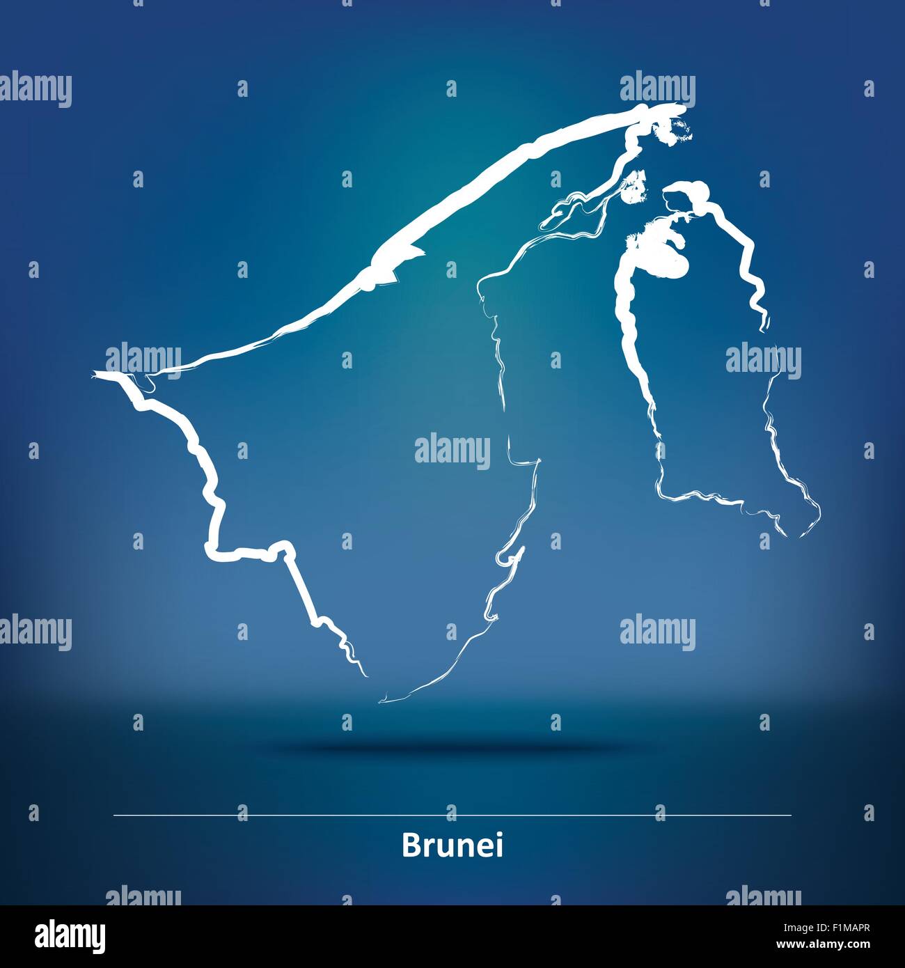 Map brunei vector vectors hi-res stock photography and images - Alamy