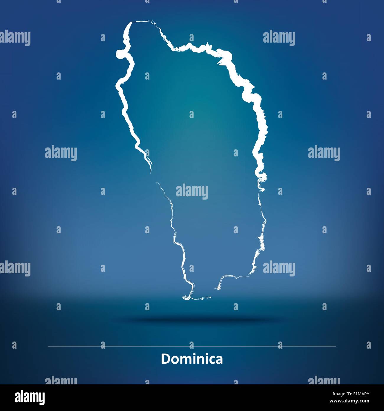Map of dominica hi-res stock photography and images - Alamy
