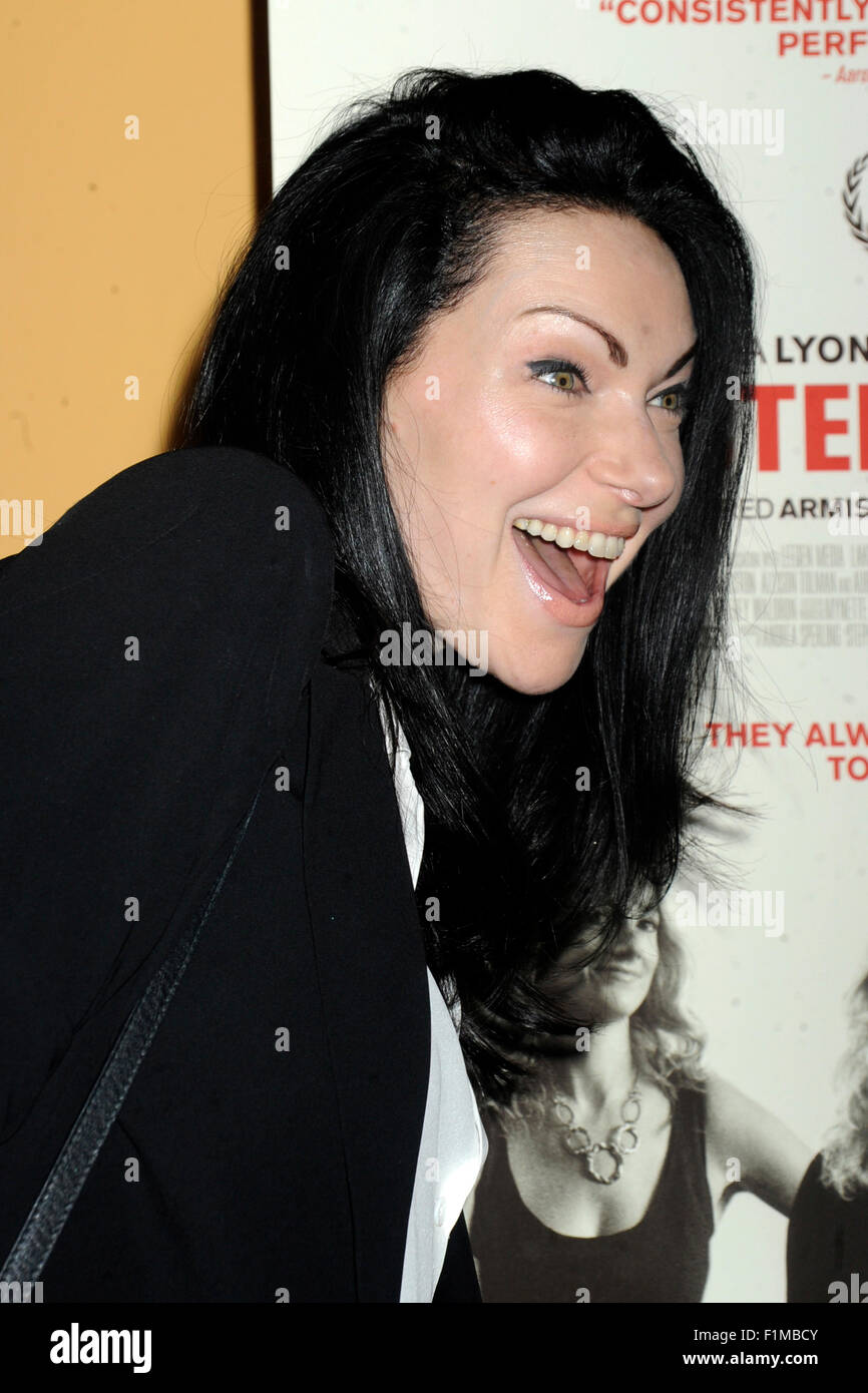Laura Prepon attending the 'Addicted To Fresno' premiere at SVA Theatre ...